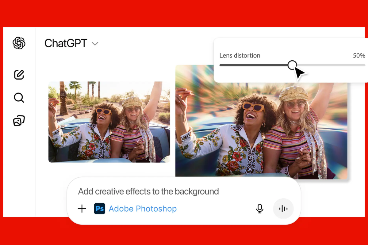 Adobe Integra Photoshop, Express e Acrobat no ChatGPT - Marcas em acção